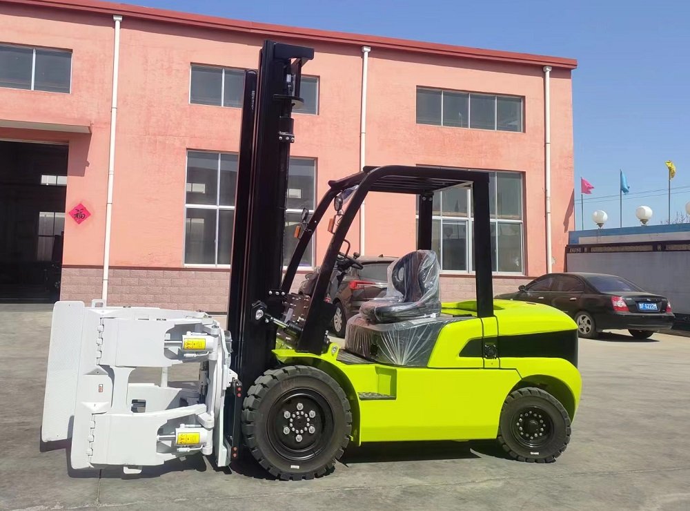 ATLAPEX 3 ton elctric forklift with Paper Roll Clamp