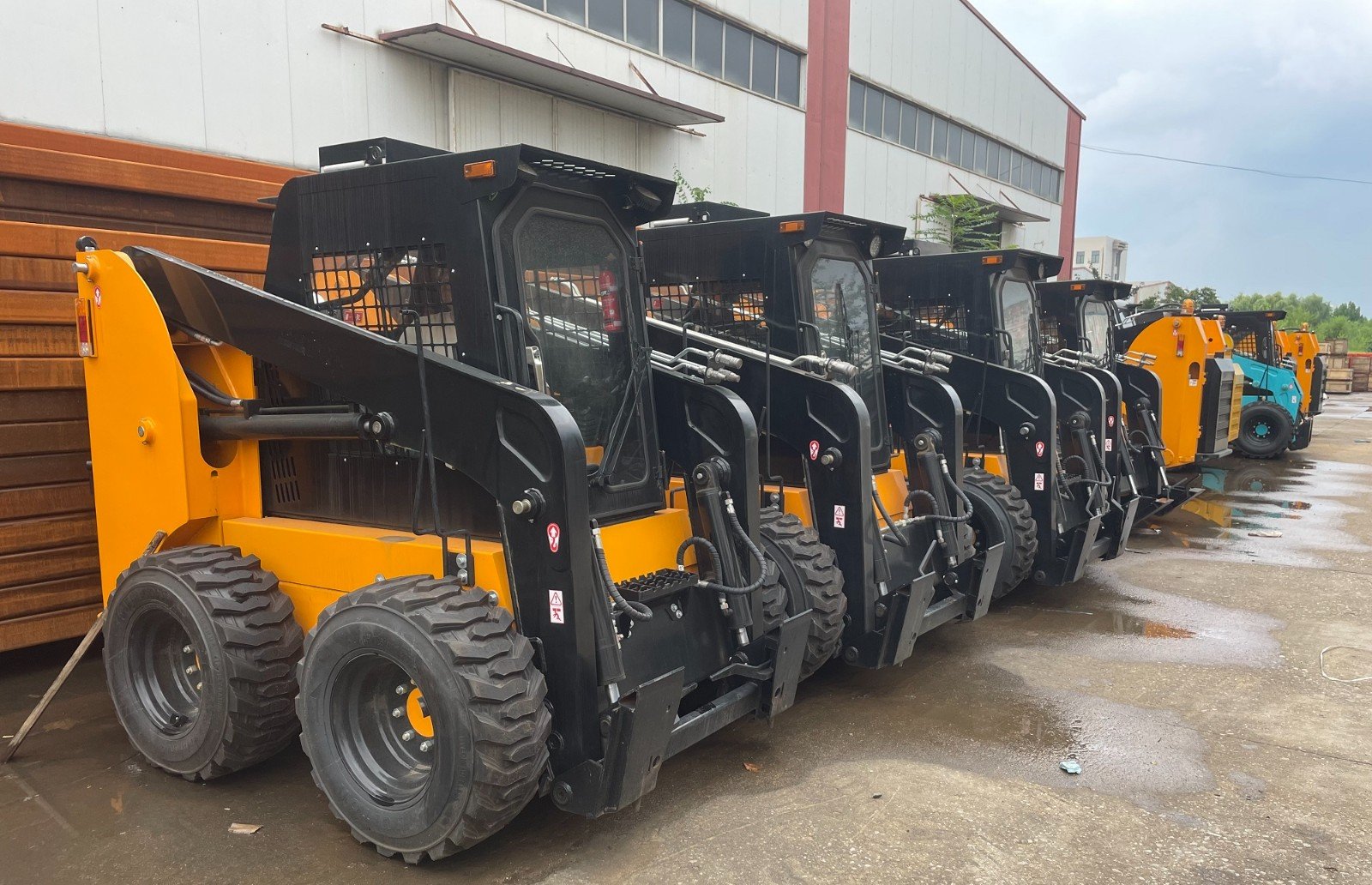 wheeled skid-steer loaders, tracked skid-steer loaders, stand-on skid ...